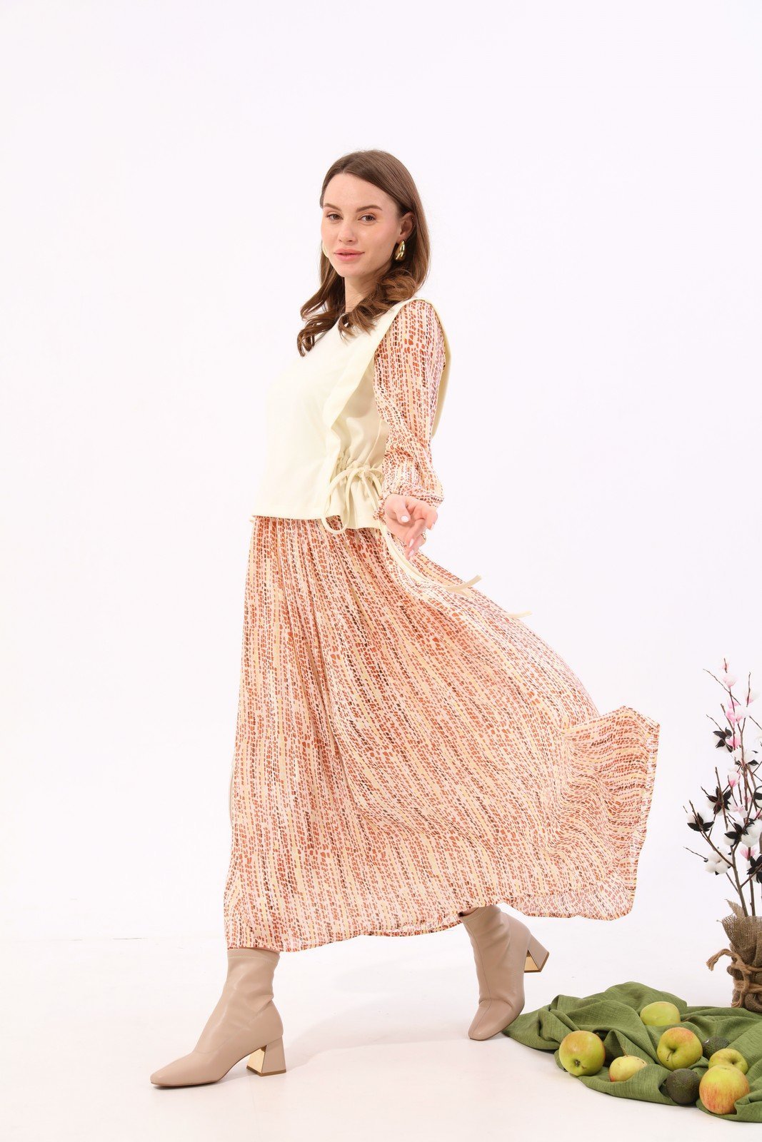 Платье 740-10 песочный NikVa купить - 5% скидка | в наличии